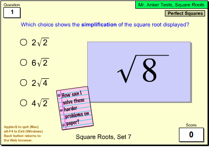 Mr. Anker Tests Number Sense