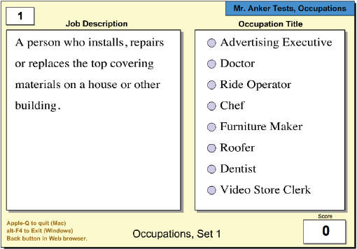 Mr. Anker Tests Reading Comprehension