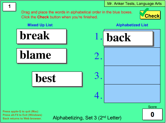 Mr. Anker Tests English Language Arts