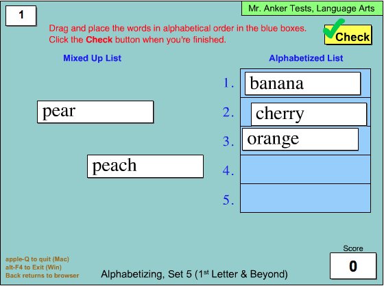 Mr. Anker Tests English Language Arts