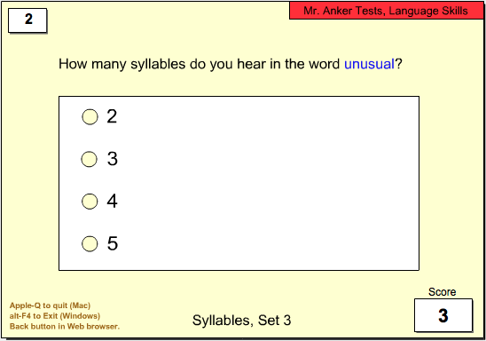 Mr. Anker Tests English Language Arts