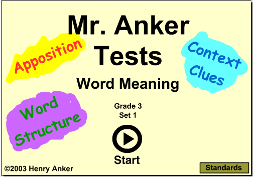 Mr. Anker Tests English Language Arts