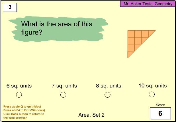 Mr. Anker Tests Geometry By Grade Level
