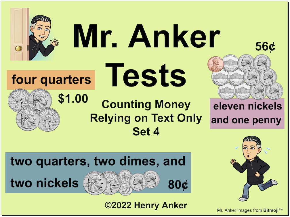 Mr. Anker Tests Money Activities