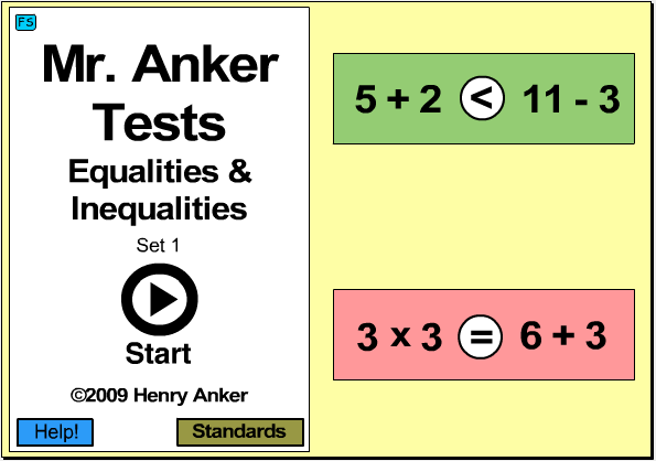 Mr. Anker Tests Number Sense