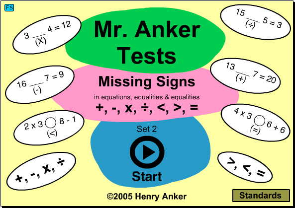 Mr. Anker Tests Number Sense