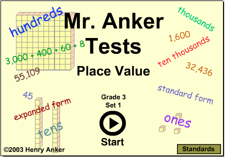Mr. Anker Tests Number Sense