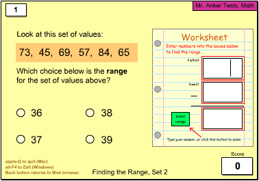Mr. Anker Tests Number Sense